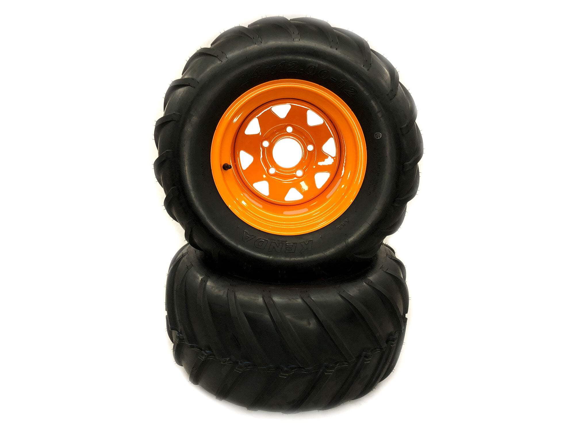 (2) Aggressive Tire Assemblies 24x12.00-12 Fits Scag Cheetah 61" 72 ...