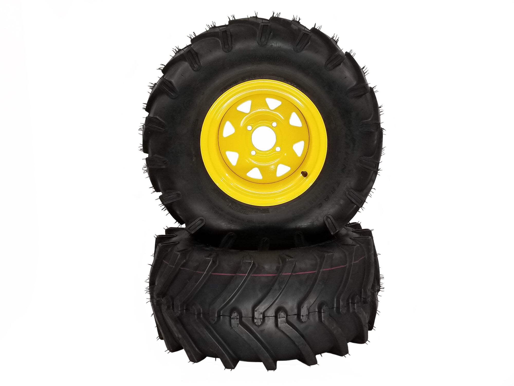 (2) Aggressive Tire Assemblies 26x12.00-12 Fits John Deere ZTrak 997R ...