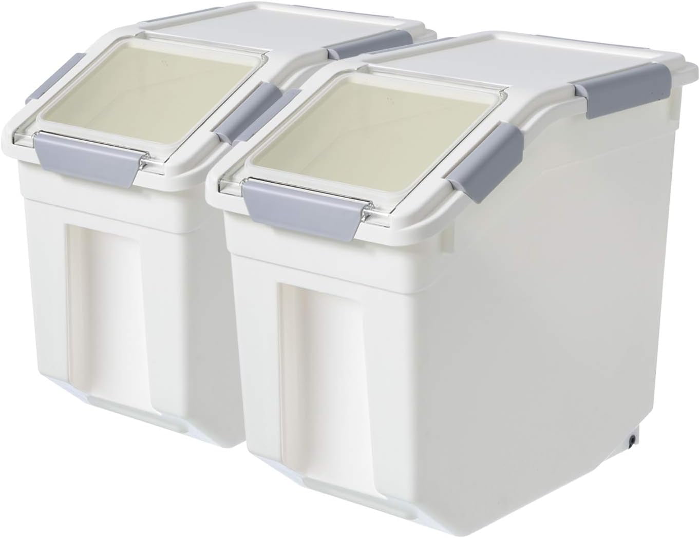 2 Airtight Flour Storage Container With Scoop,Dry , Sugar, Baking ...