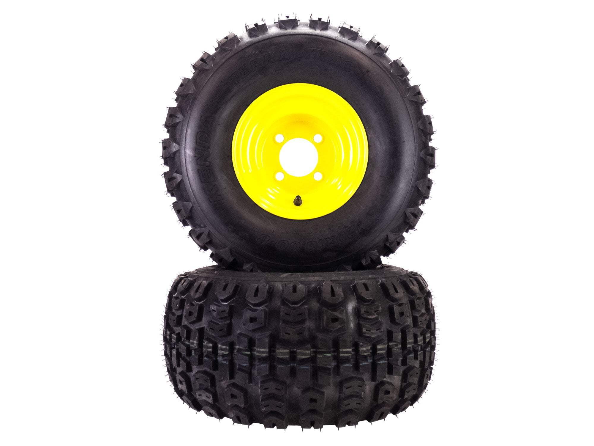 (2) All Terrain Tire Assemblies 20x10.00-8 Fits John Deere Quik-Trak ...