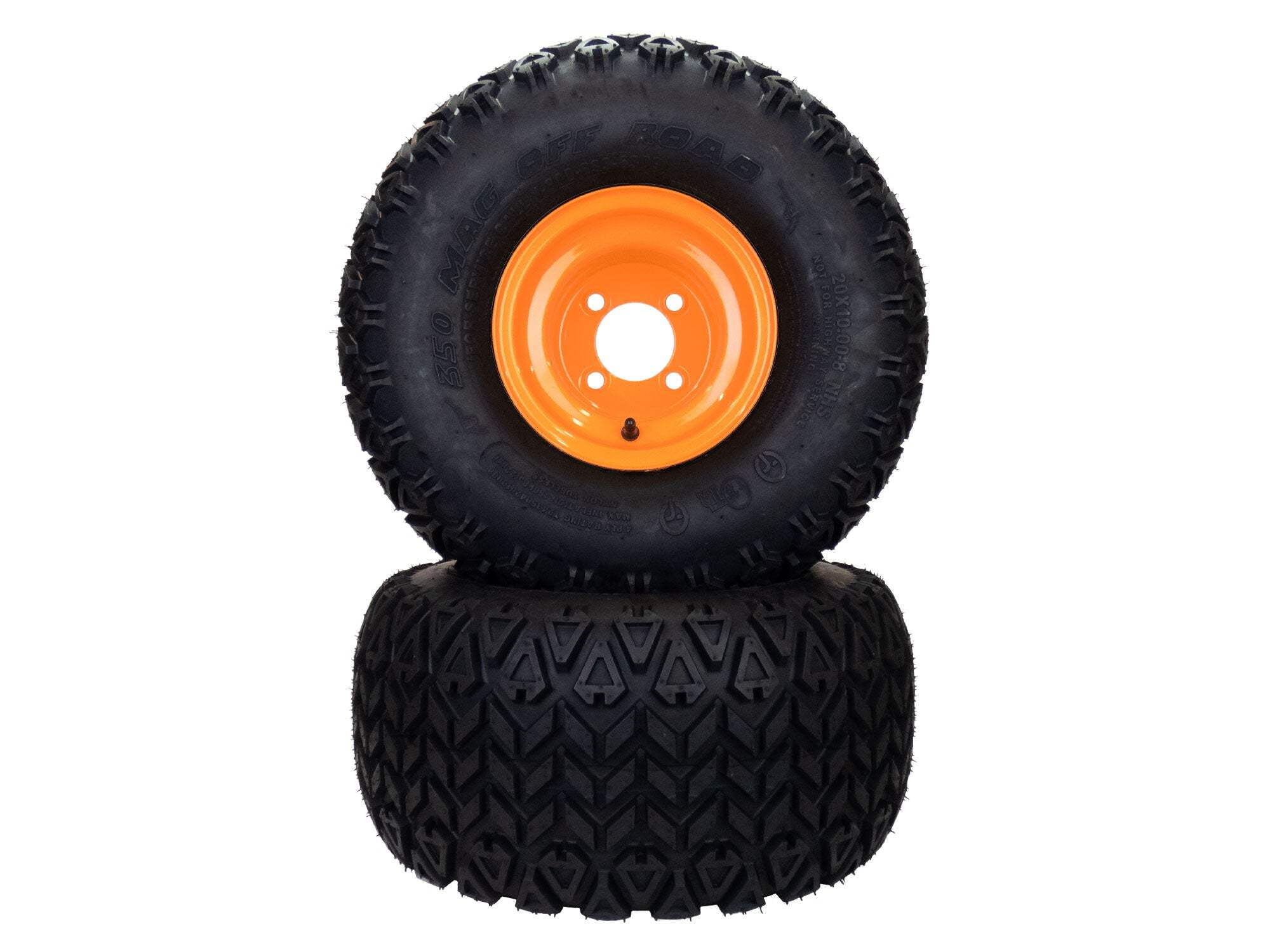 (2) All Terrain Tire Assemblies 20x10.00-8 Scag Freedom Z 48" 52 ...