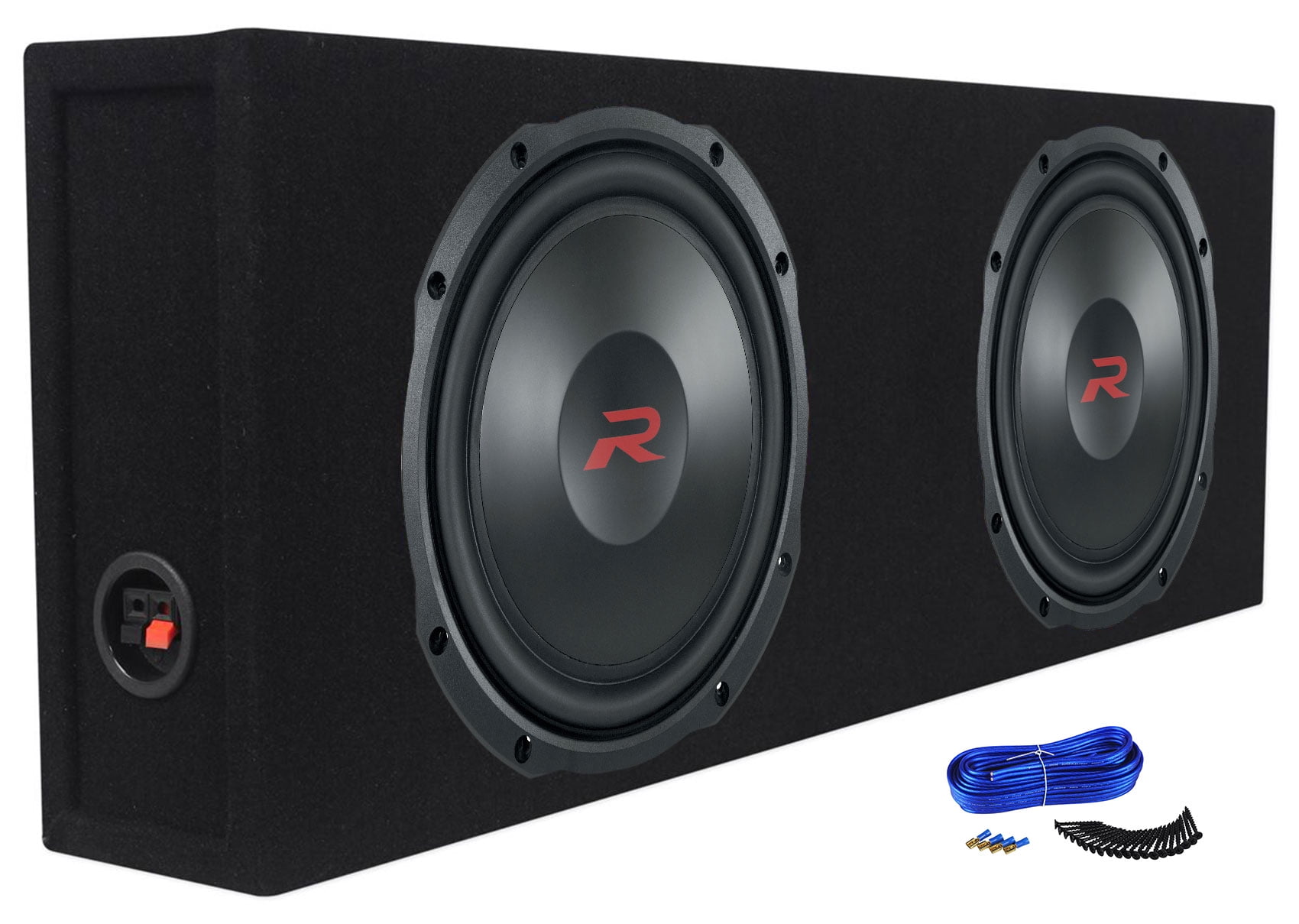(2) Alpine RS-W12D2 12” 600w RMS Shallow Subwoofers DVC Slim Subs ...