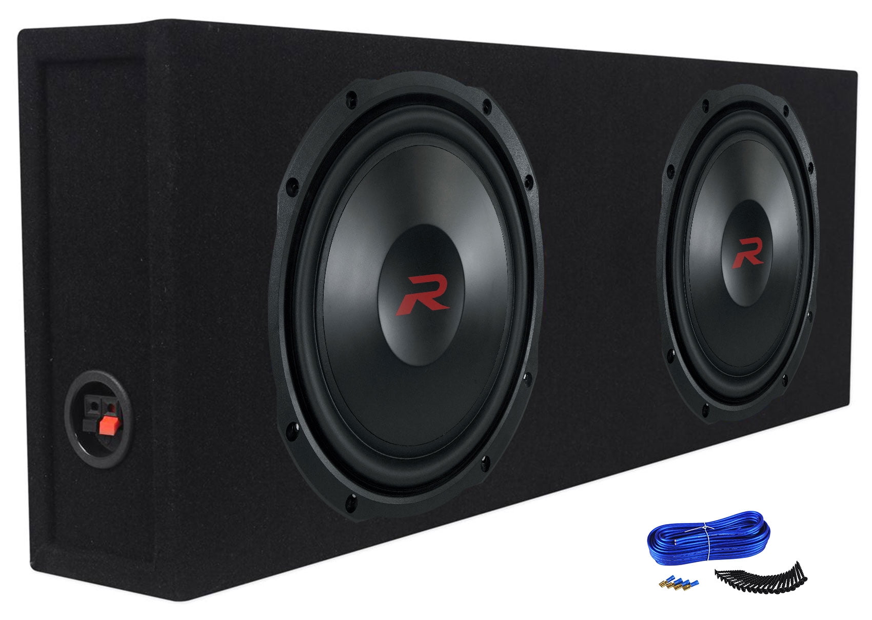(2) Alpine RS-W12D4 12” 600w RMS Shallow Subwoofers DVC Slim Subs ...
