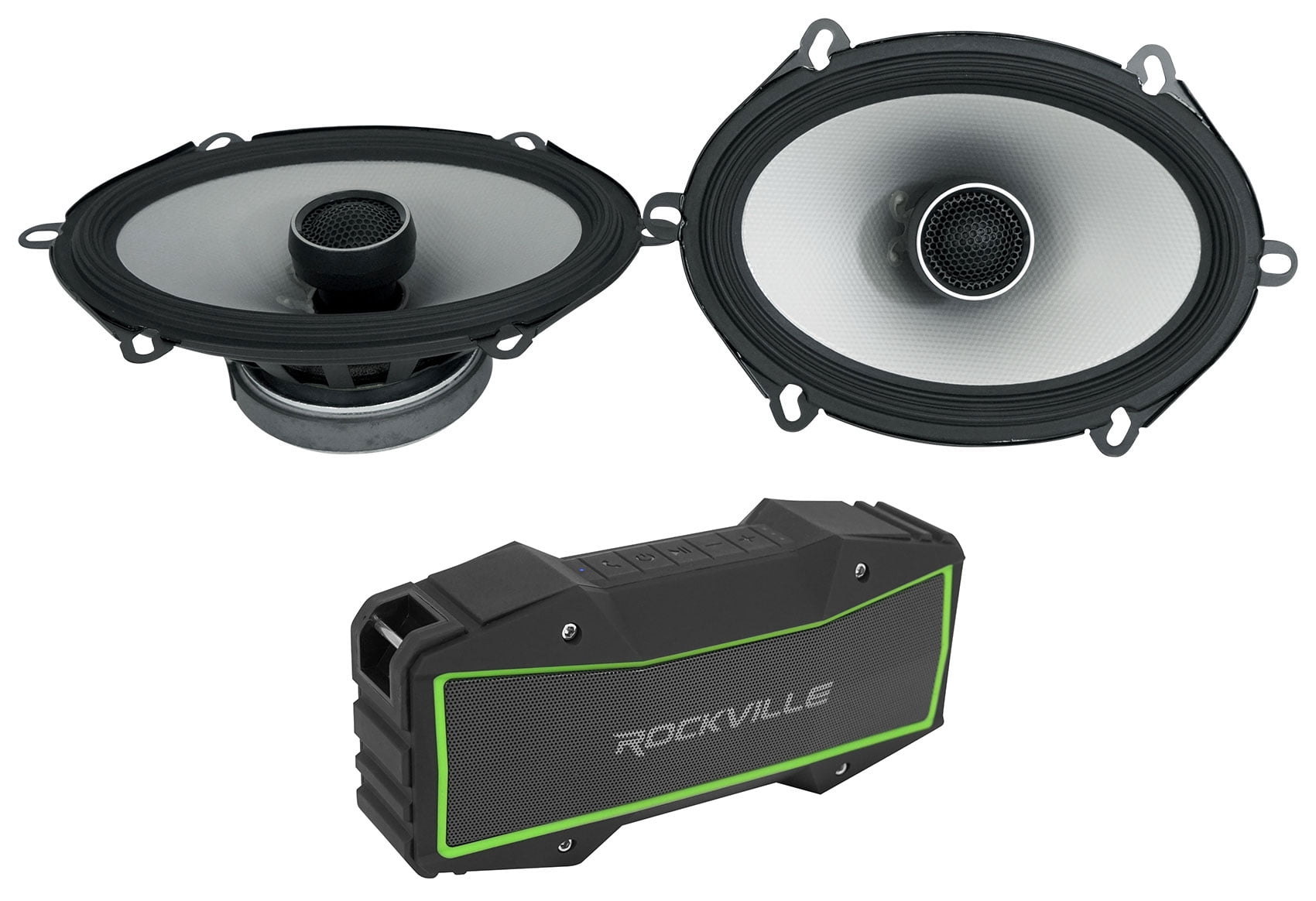 2) Alpine S2-S68 75w RMS 5x7"/6x8" Type-S Coaxial Car Speakers ...