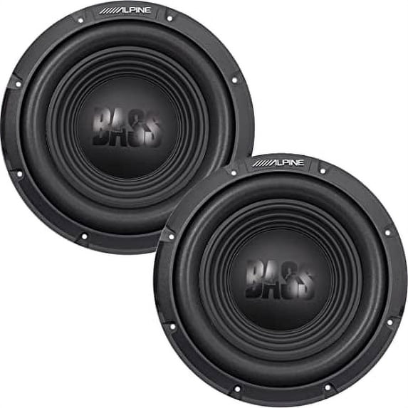 2 Alpine W12S4 12" Bass Subwoofer BassLine Series 12" 750W Max (250W ...