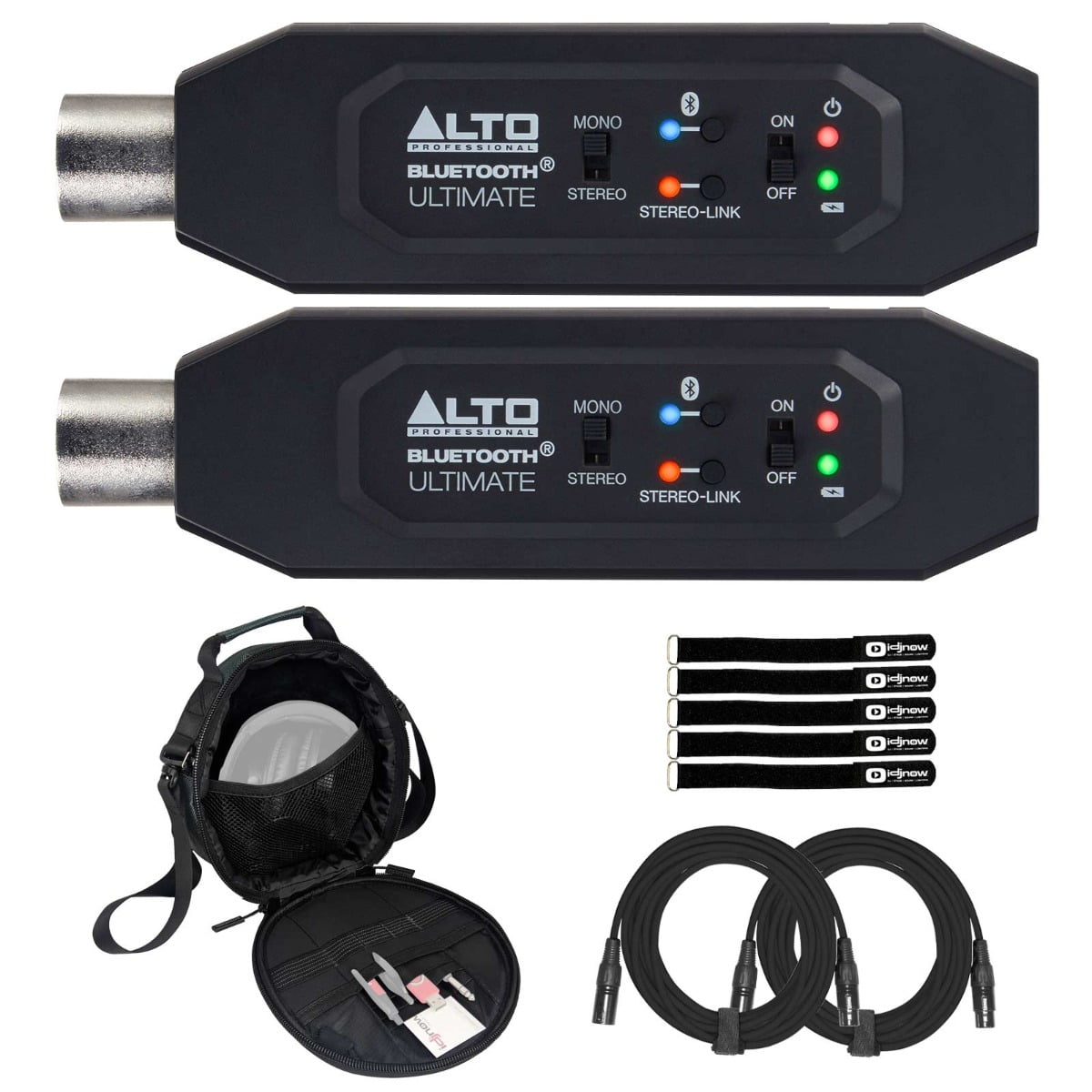 (2) Alto Professional Bluetooth Ultimate Stereo Bluetooth Adapters with ...