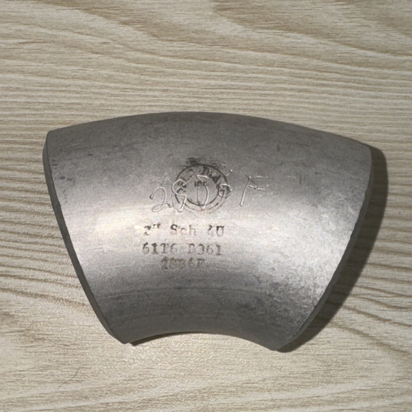 2" Aluminum Elbow 90° Short Radius S40 6061T6 B361 BW - Walmart.com