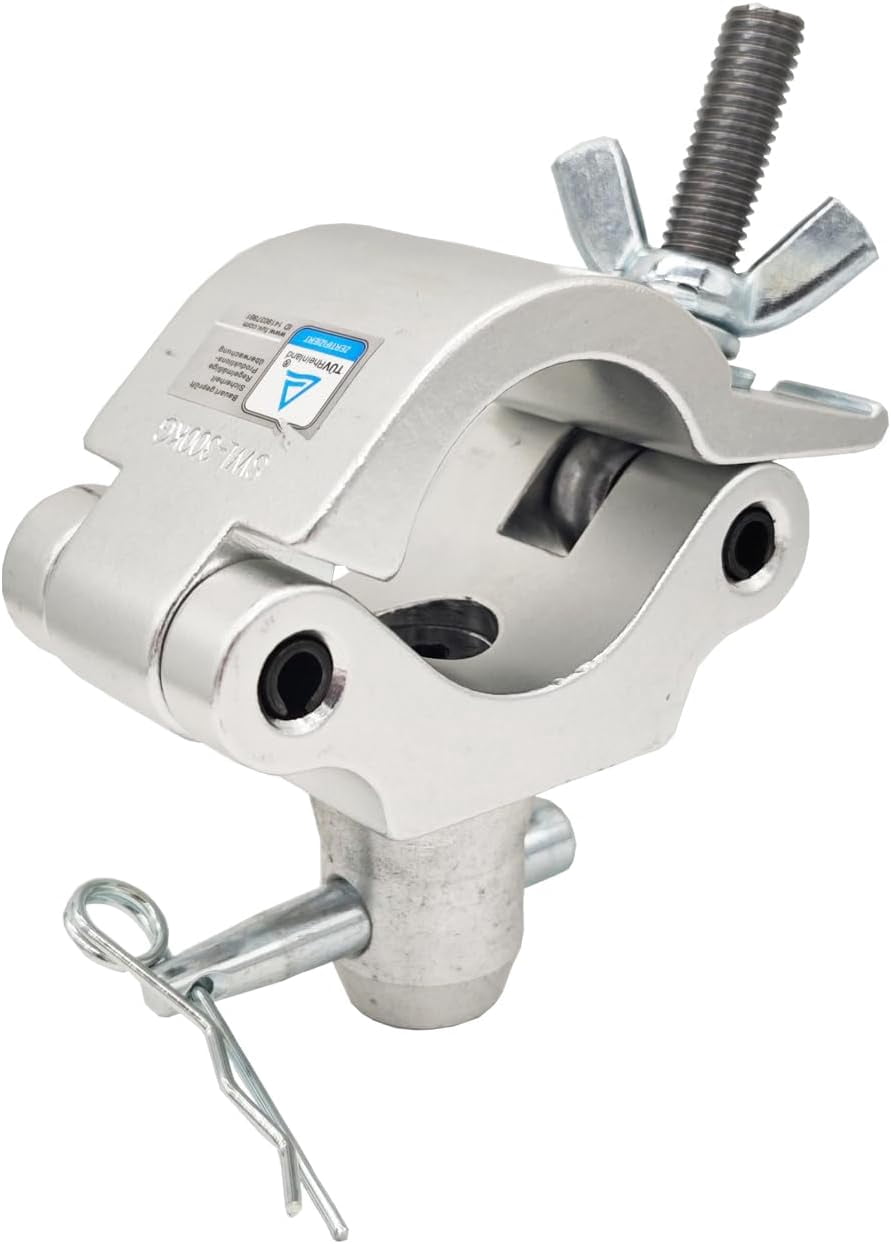 2" Aluminum Wrap-Around Coupler Clamp for 42-51mm Stage Lighting Truss ...