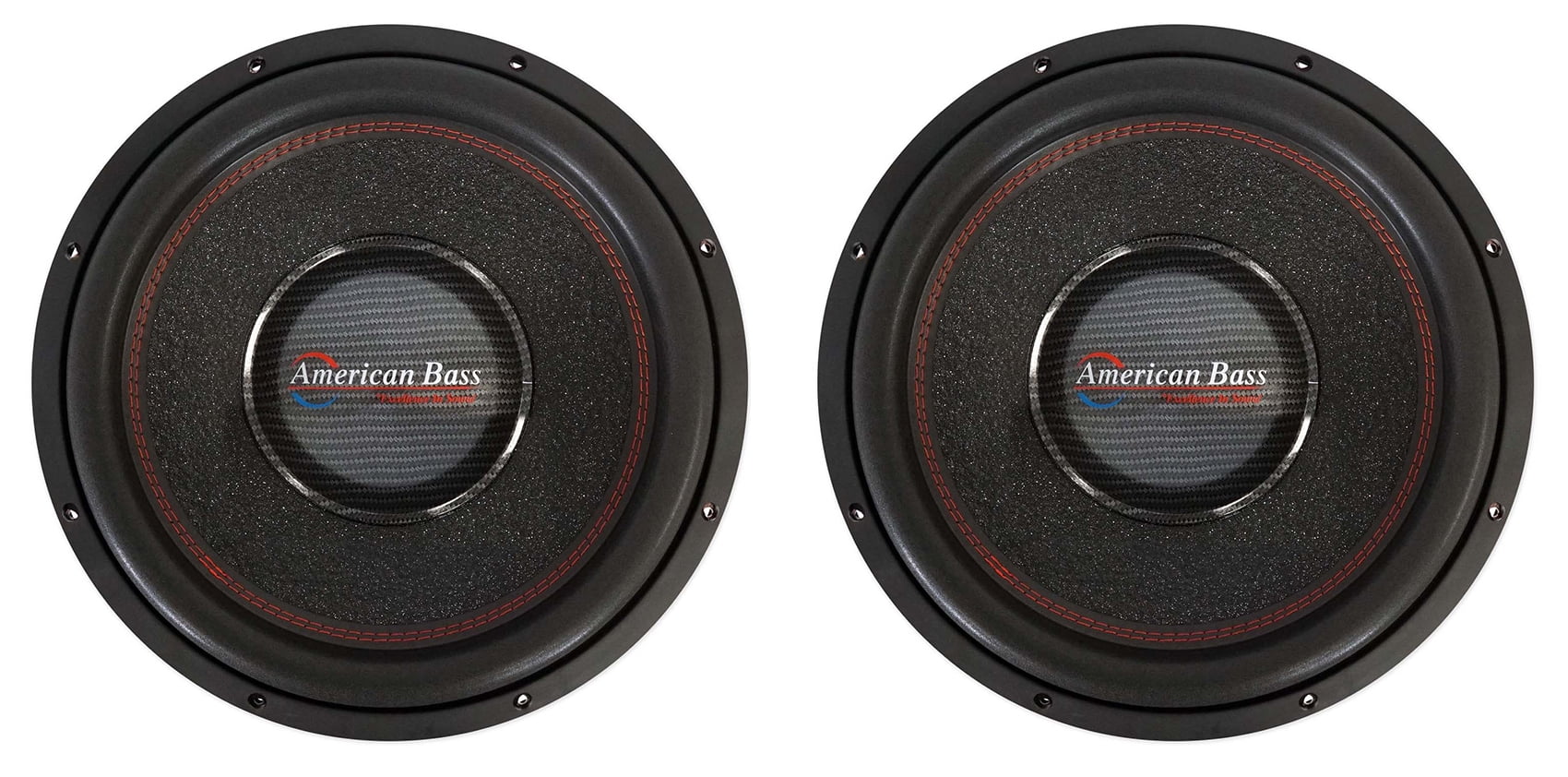 American Bass HAWK 1544 15" Car Subwoofers, 3000W Peak/1500W RMS, Dual ...