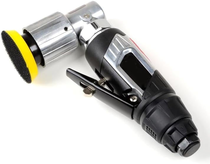2" Angle Air Sander with Velcor Backing Pad 4-Speed 1500 RPM And Safety ...