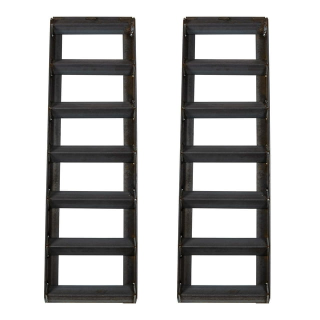 "2"" Angle Iron Steel Loading Ramps for ATV, 5,000 lb Capacity, Pair ...