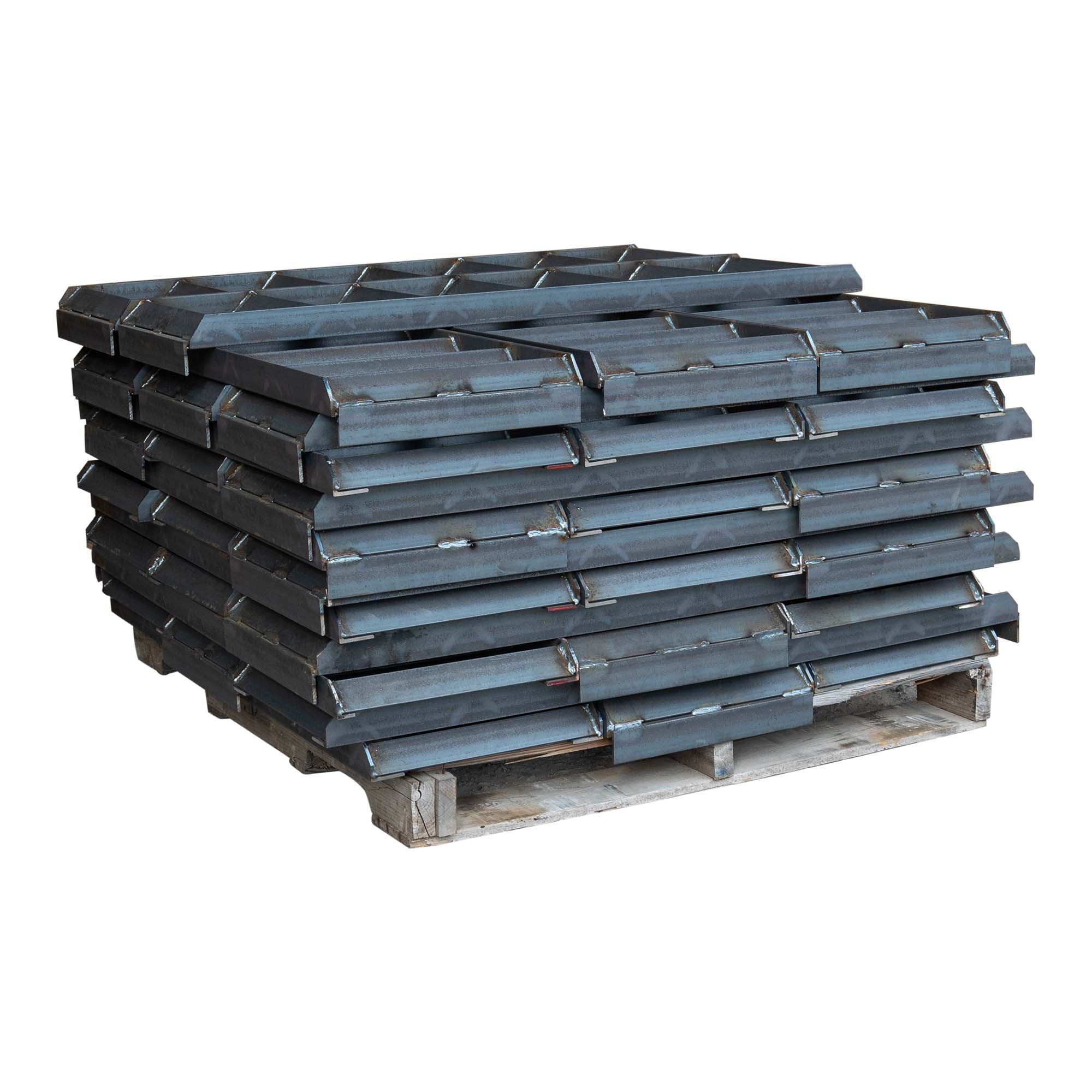 2" Angle Iron Steel Loading Ramps (5,000 lb Capacity), Pallet (10 Ramps ...