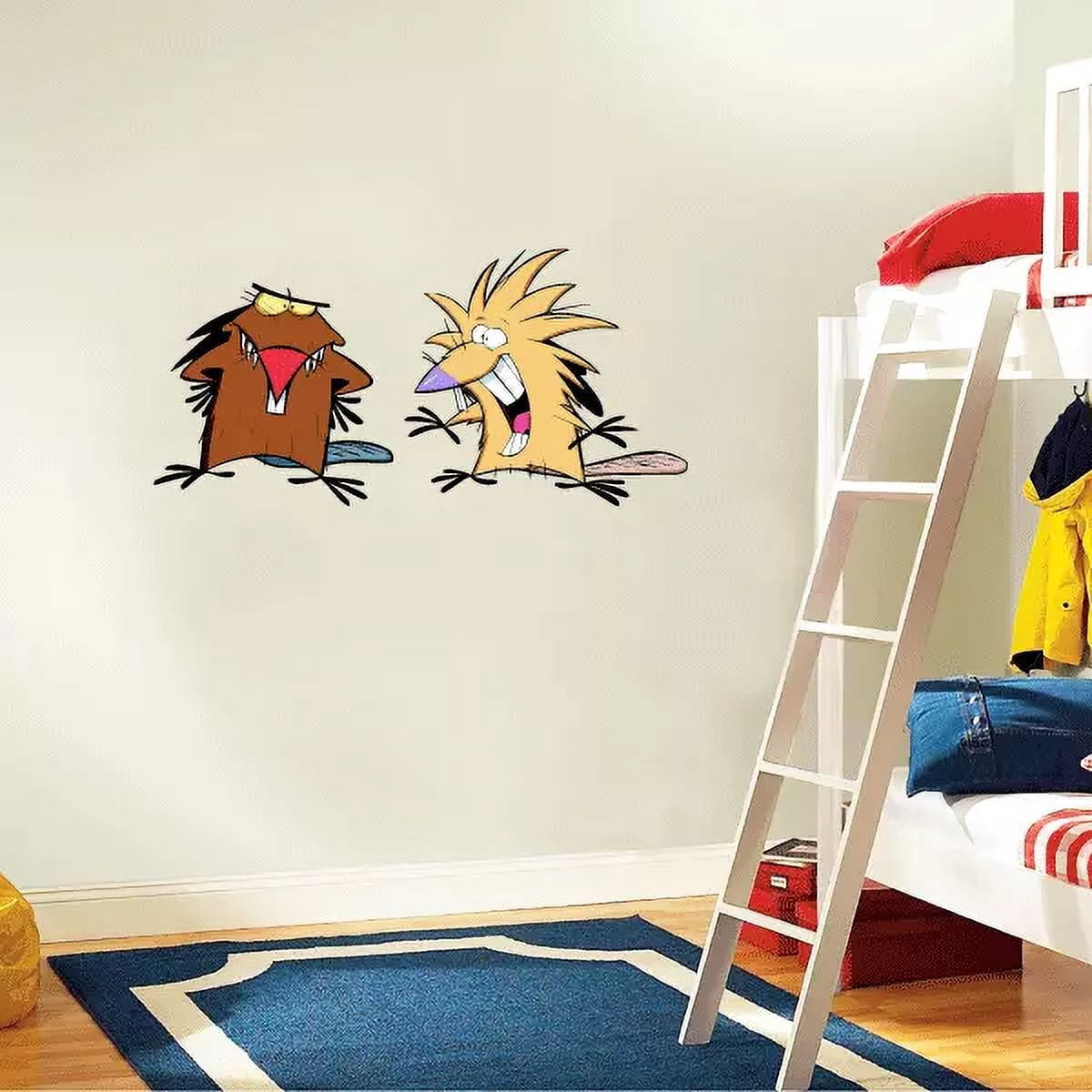 2 Angry Beavers Cartoon Wall Decor Sticker Phone Decal Water Bottle ...