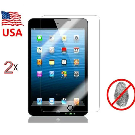 2 Anti-Glare Screen Protective Protector Skin Film Cover For iPad Mini ...