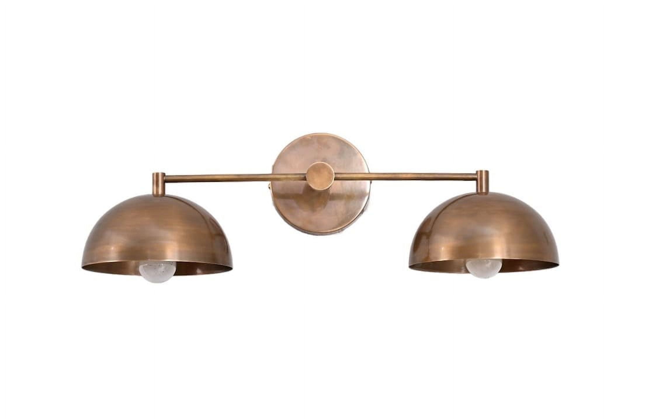 2 Armed Wall Light Modern Brushed Brass Sputnik chandelier light ...