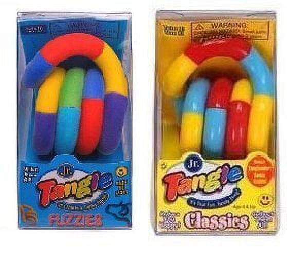 2 Assorted Tangle Jr. Fidget Toys - Fuzzy and Original - Walmart.com