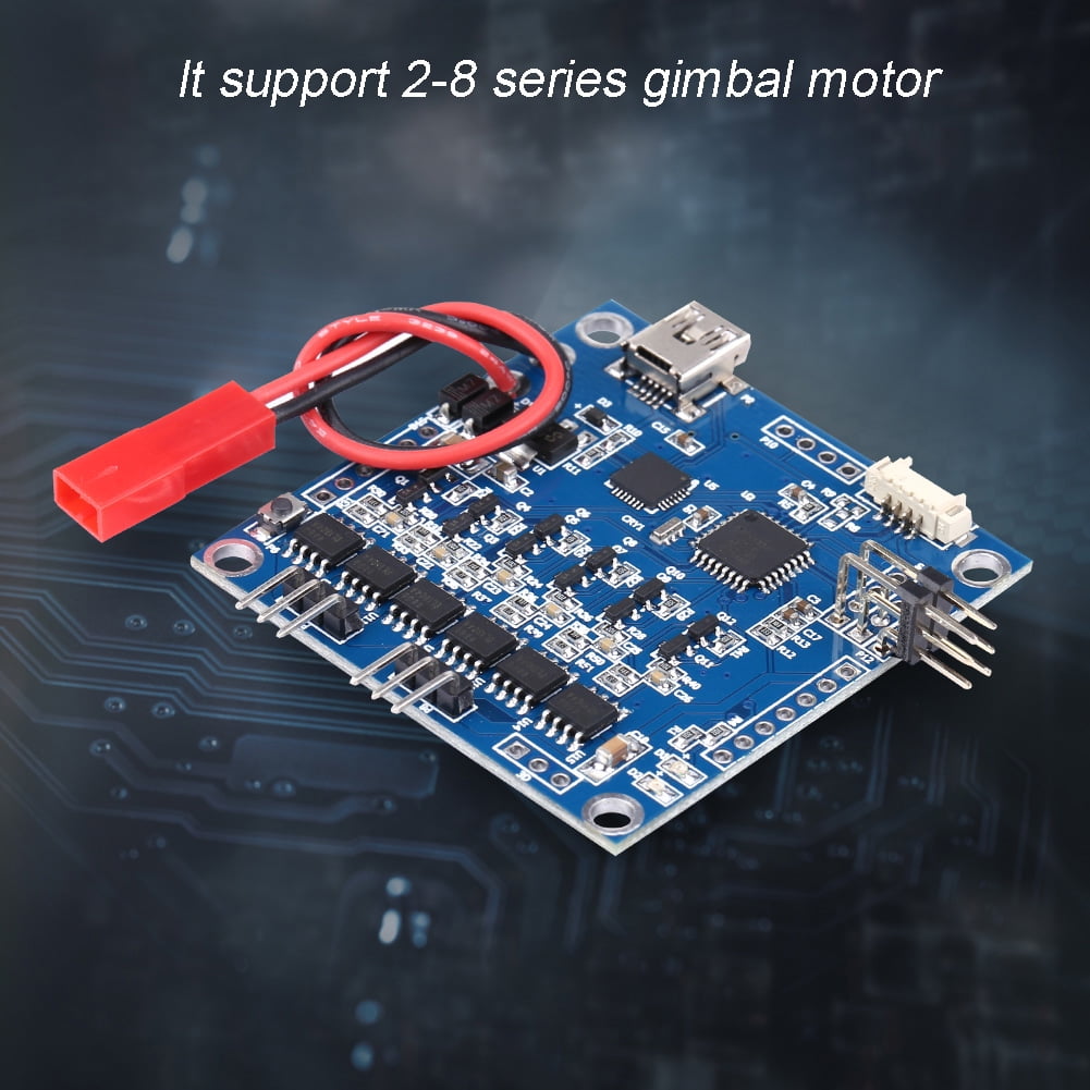 2,Axis Brushless Gimbal Controller W/Sensor, MOS Tube Drive, Durable PCB Board For 2,8 Series ...