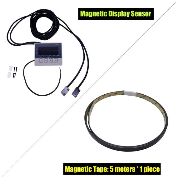 2 Axis Digital Display DRO Magnetic Sensor Tape Displacement Readout ...