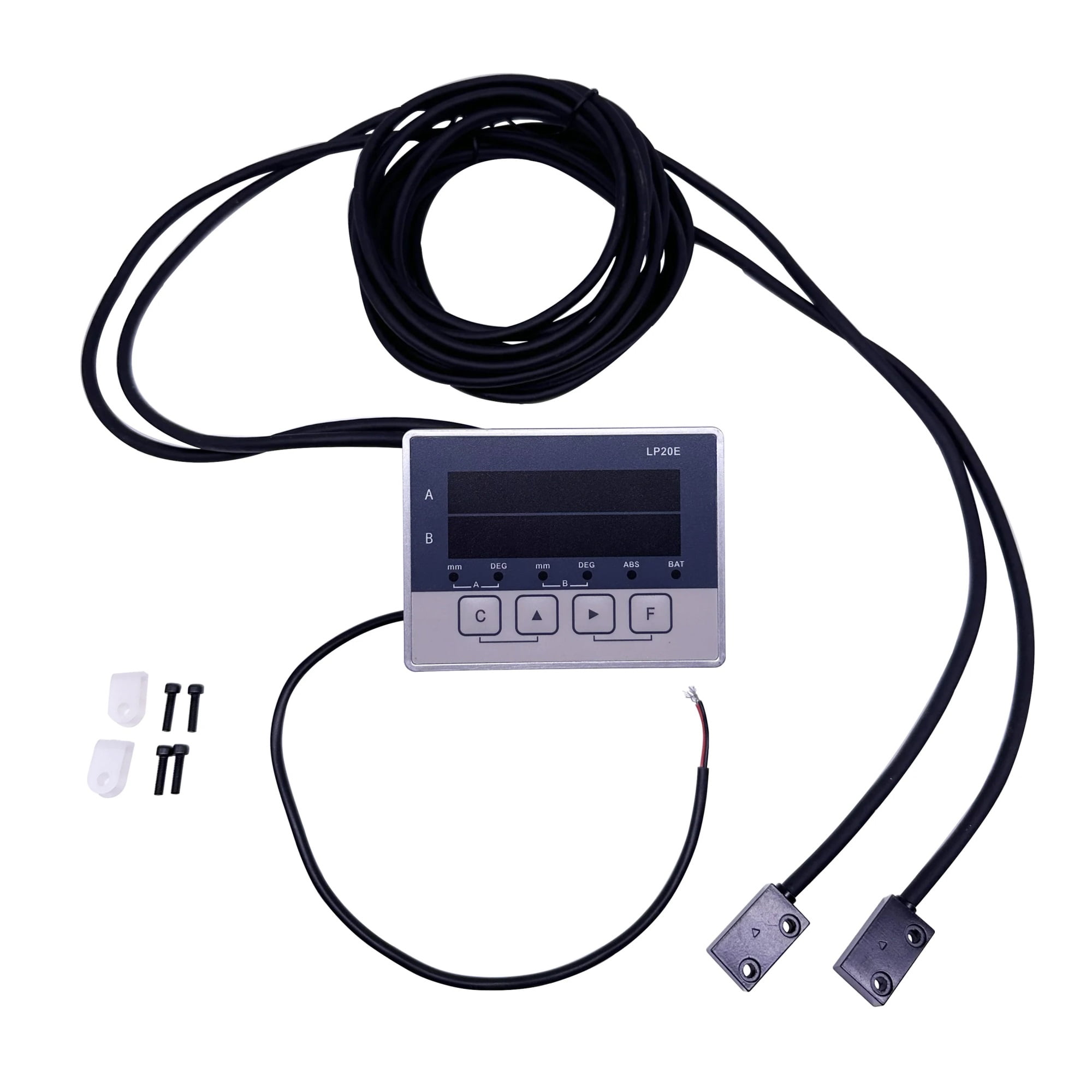 2 Axis Digital Display DRO Magnetic Sensor Tape Displacement Readout Scale Position Transducers ...