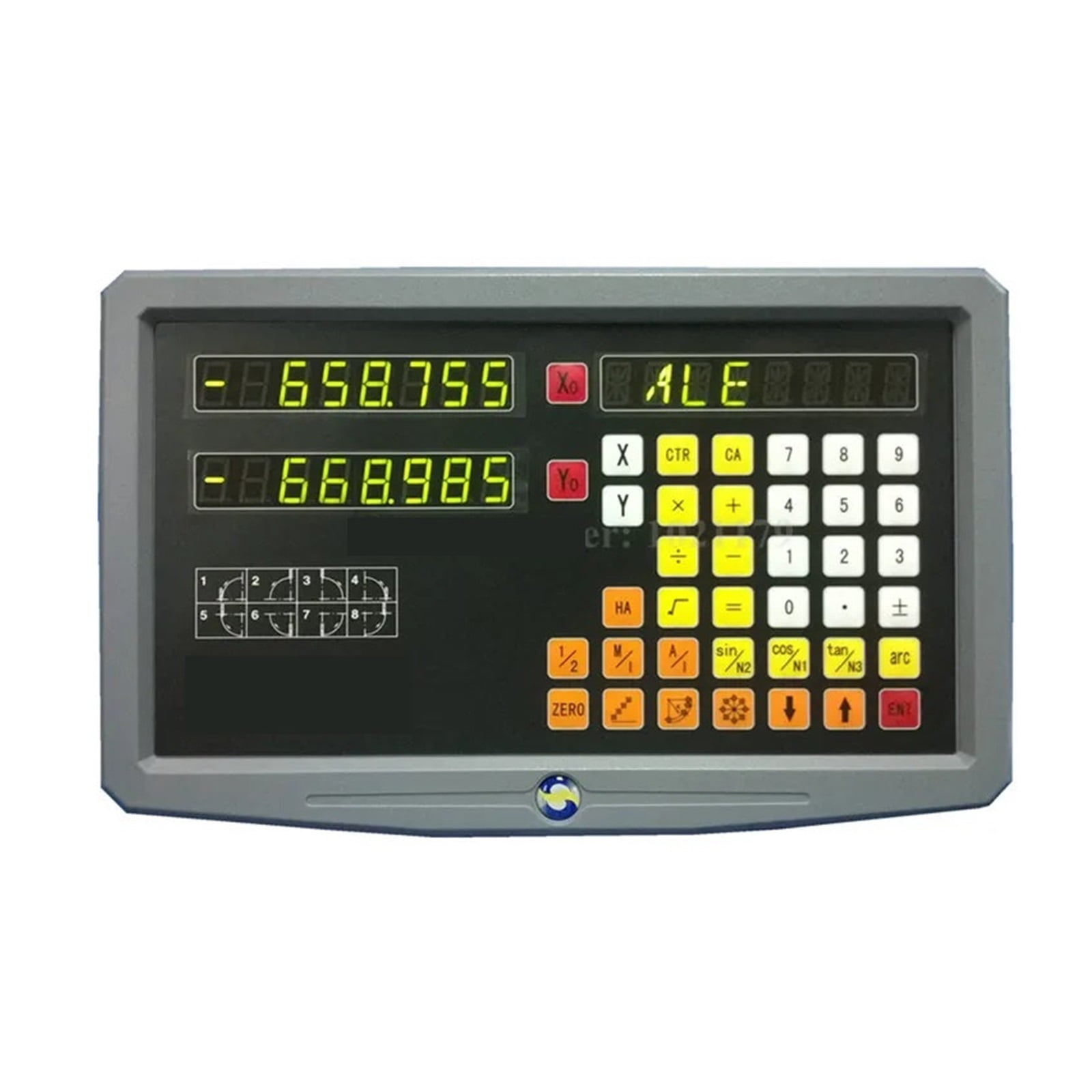 2 Axis Digital Readout DRO Kit Milling Lathe Machine Two Axis DRO ...