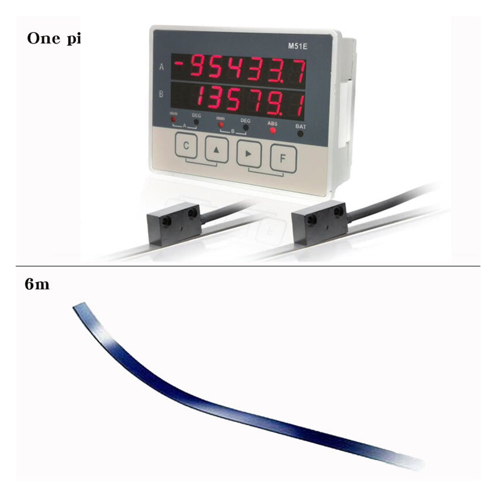 2 Axis Magnetic Optical Linear Displacement Scale Sensor Position ...