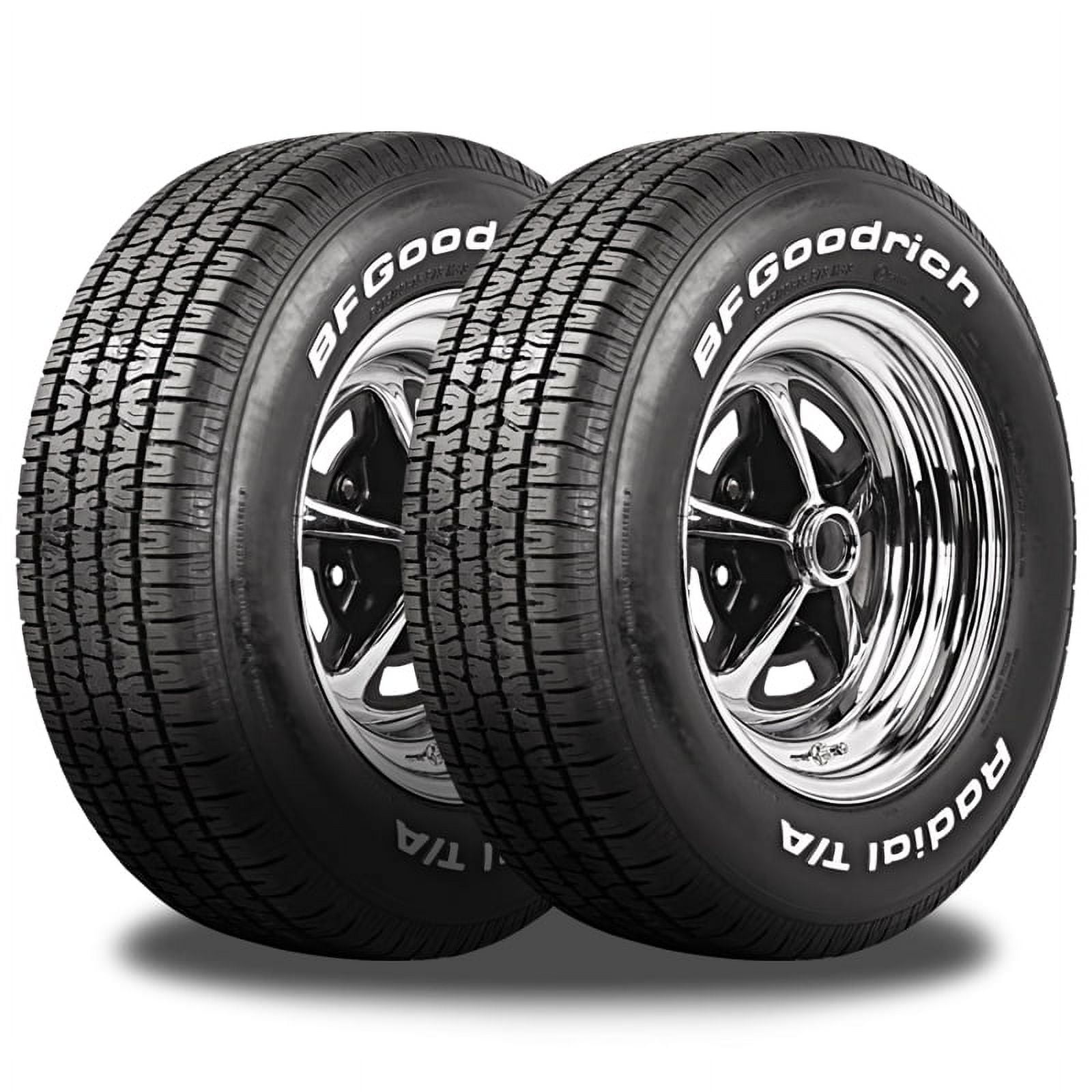 2 BFGoodrich Radial T/A 225/60R14 94S All Season White Letters Tires ...