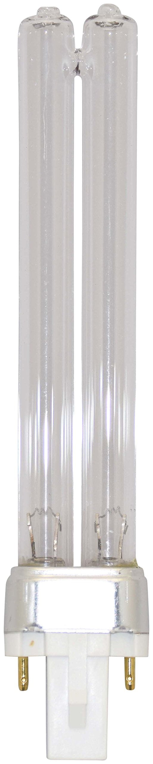 2 BULBS for GE 15877, 40696, GBX9/UVC, GBX9/UVC G23 LAMP 9WATTS ...