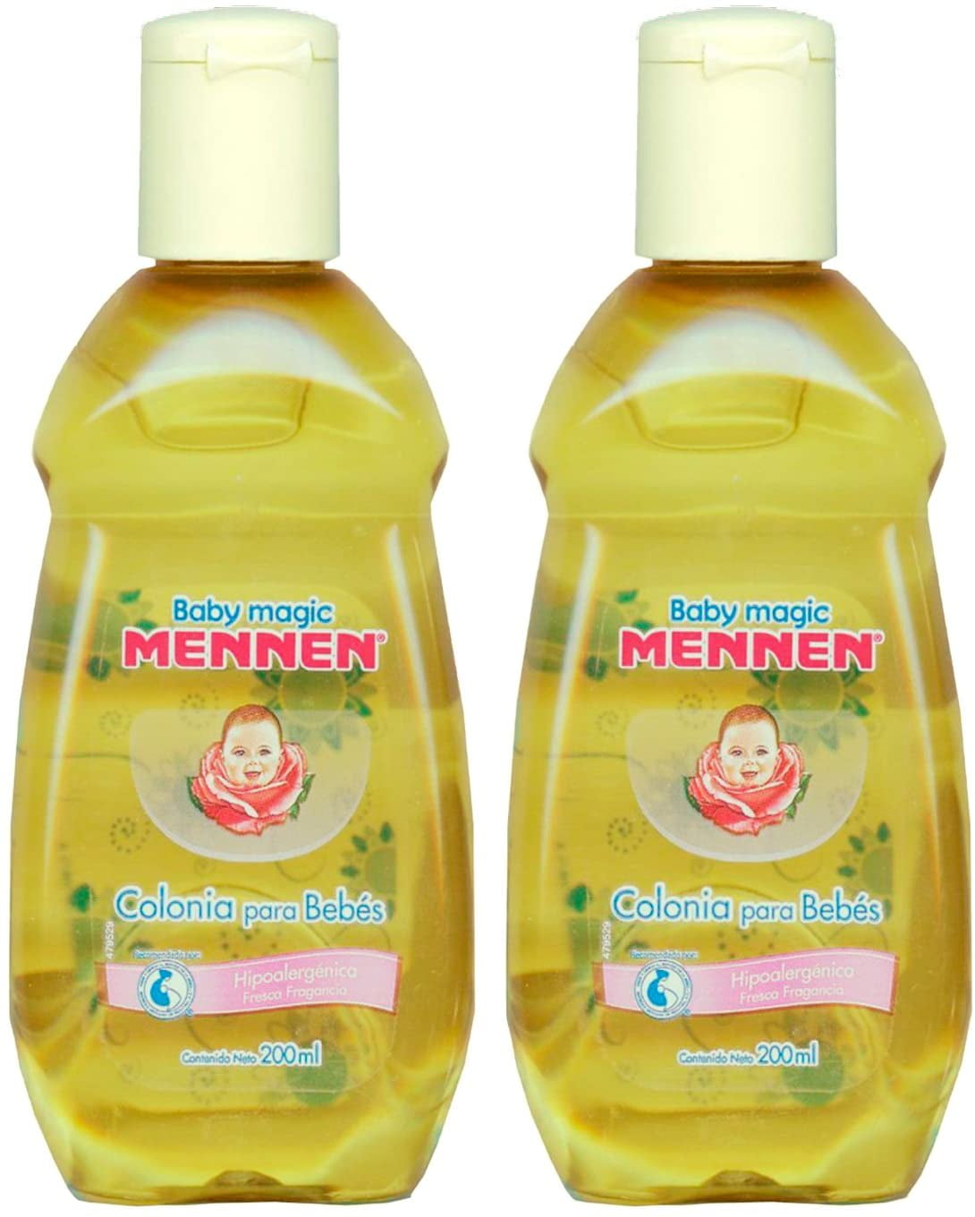 2 Baby Magic Mennen Cologne 6.76 fl oz (2 Colonias Mennen para Bebe 200 ...
