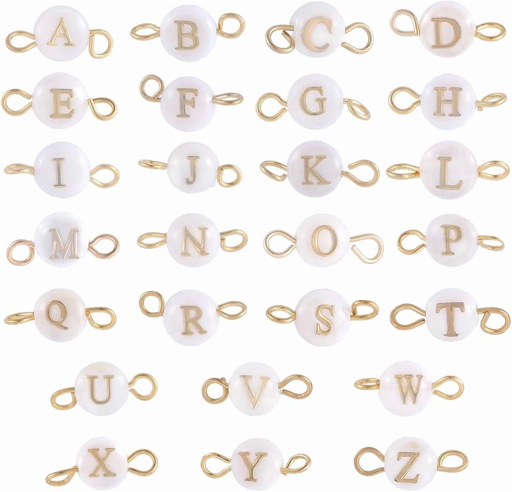 2 Bags Freshwater Shell Beads Connector Charms with Golden Tone 304 ...
