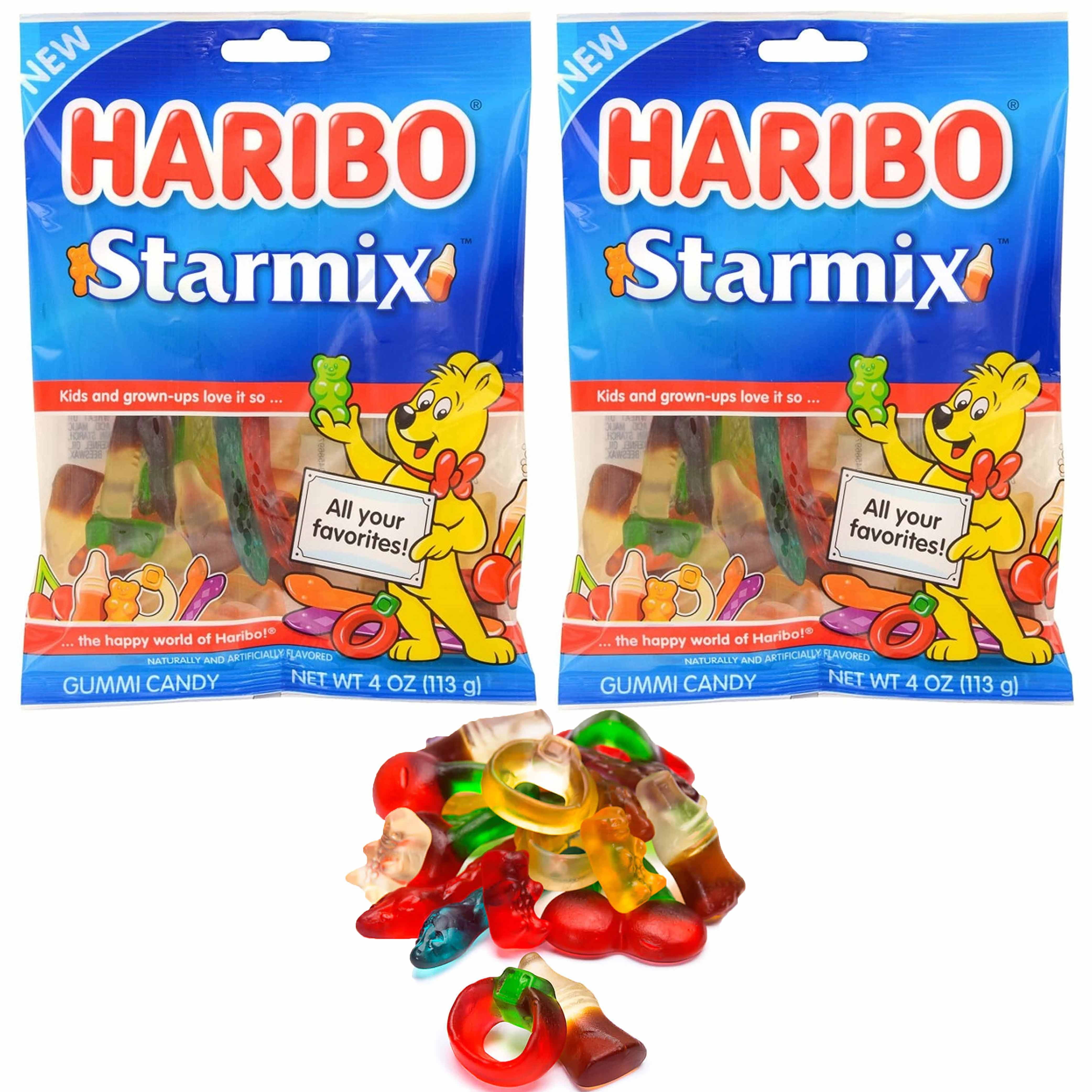 2 Bags Haribo Starmix Gummies Gummy Soft Fruit Chewy Candy Gummi Treat ...