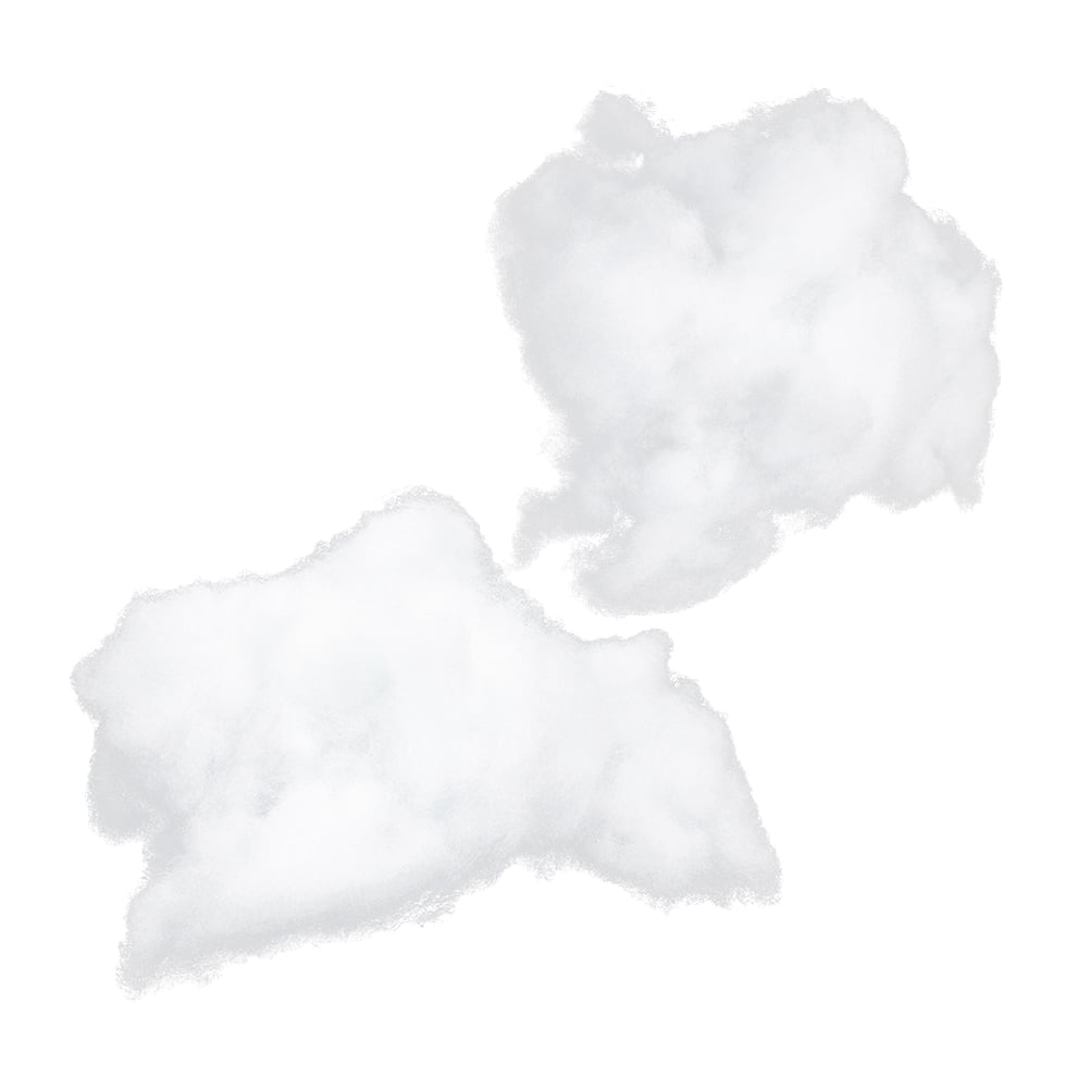 2 Bags High Resilience Pp Cotton Stuffing For Diy Crafts Pillow Filling ...