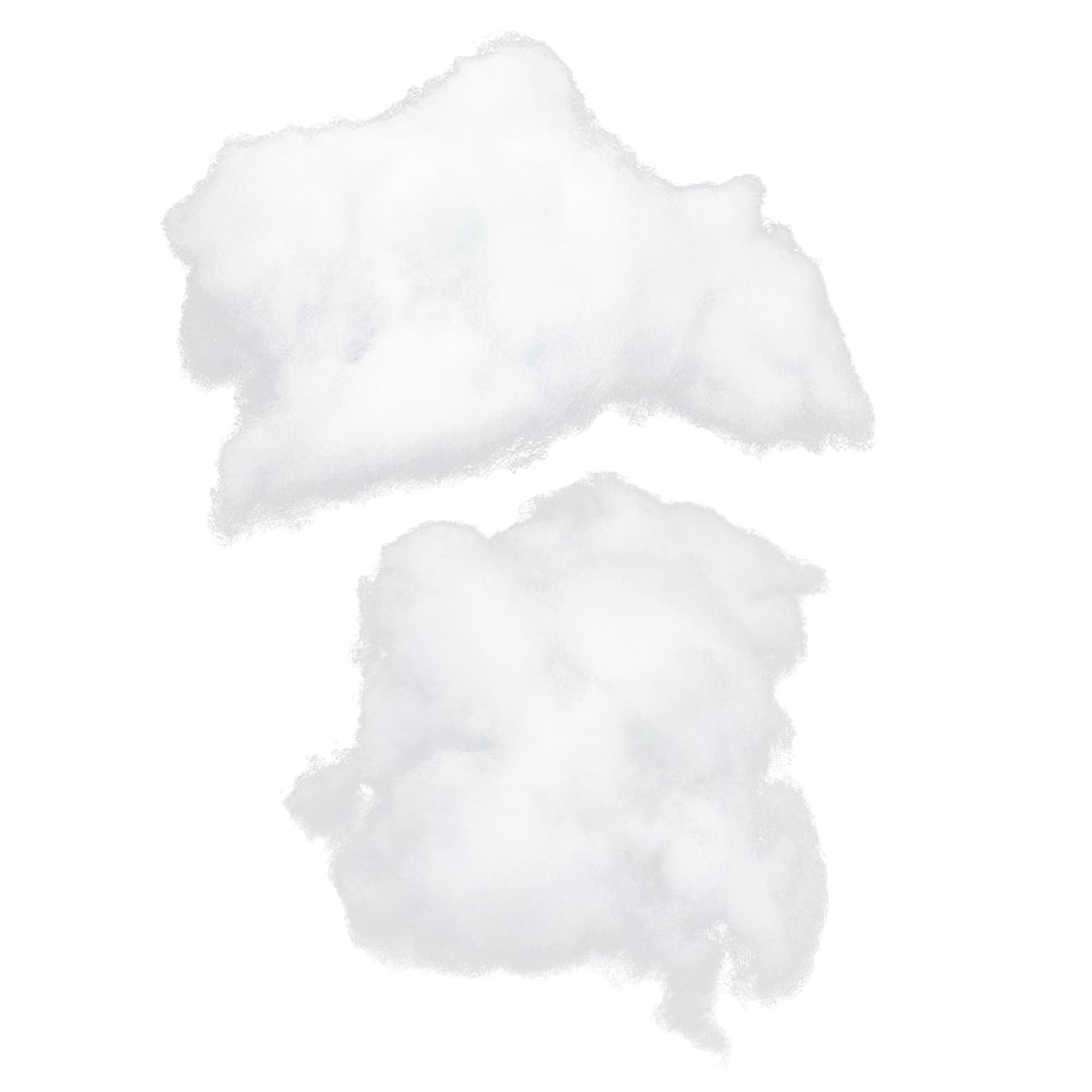 2 Bags High Resilience Pp Cotton Stuffing For Diy Crafts Pillow Filling ...