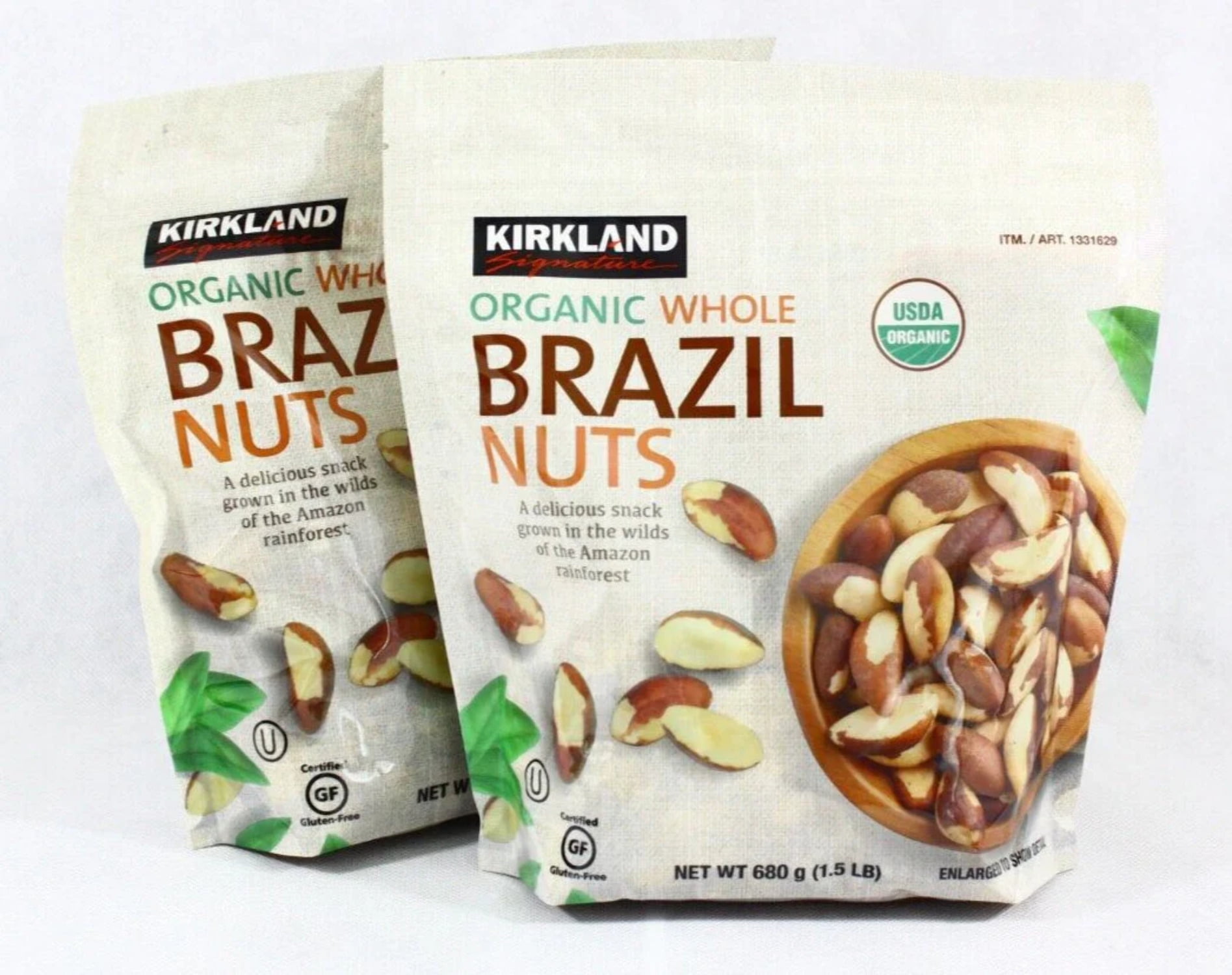2 Bags Kirkland Signature Organic Whole Brazil Nuts 48 Oz Total Free ...