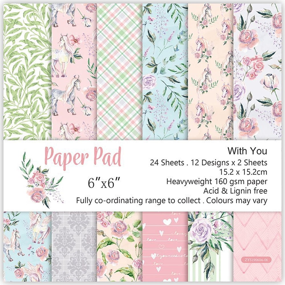 2 Bags Macaron Color Scrapbook Paper Pads for DIY Album Scrapbook ...