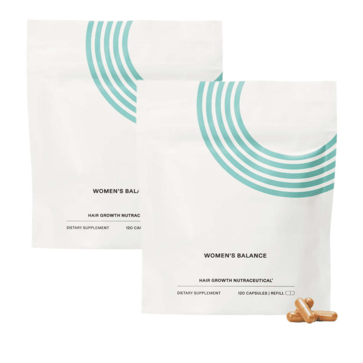 2 Bags Nu-Trafol Women's Balance Hair Growth Supplements, Ages 45 And ...