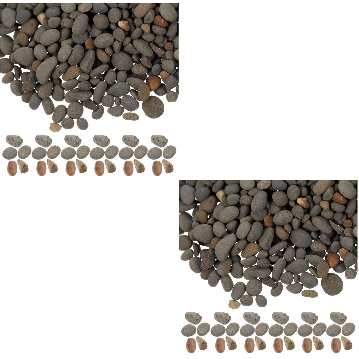 2 Bags Sand Table Landscaping Stones Rock Scenery Basing Miniature War ...