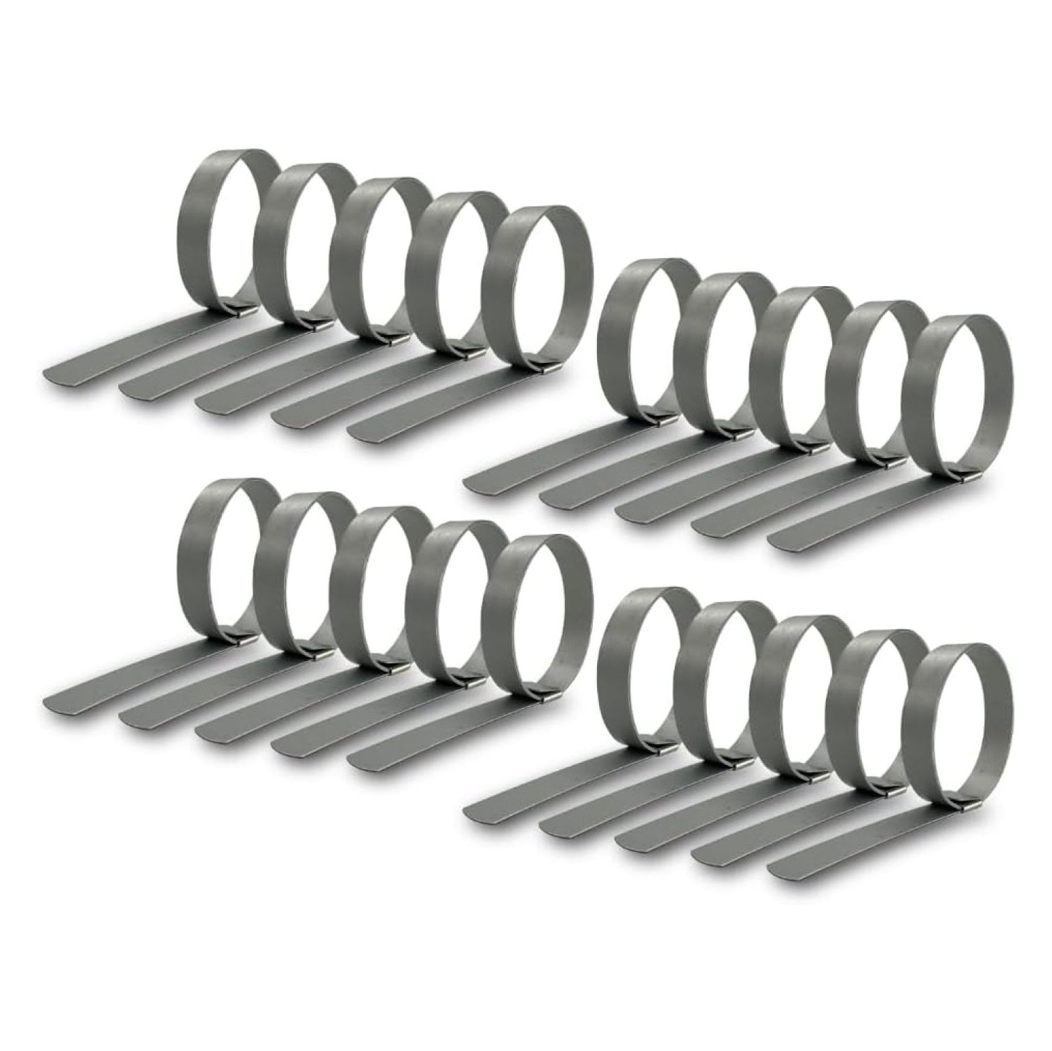 2" Band-It Center Punch Clamps Qty (20), CP0899-5/8" w x 2" ID ...