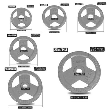 CAP Barbell, 100lb Olympic Cast Iron Weight Plate, Single - Walmart.com