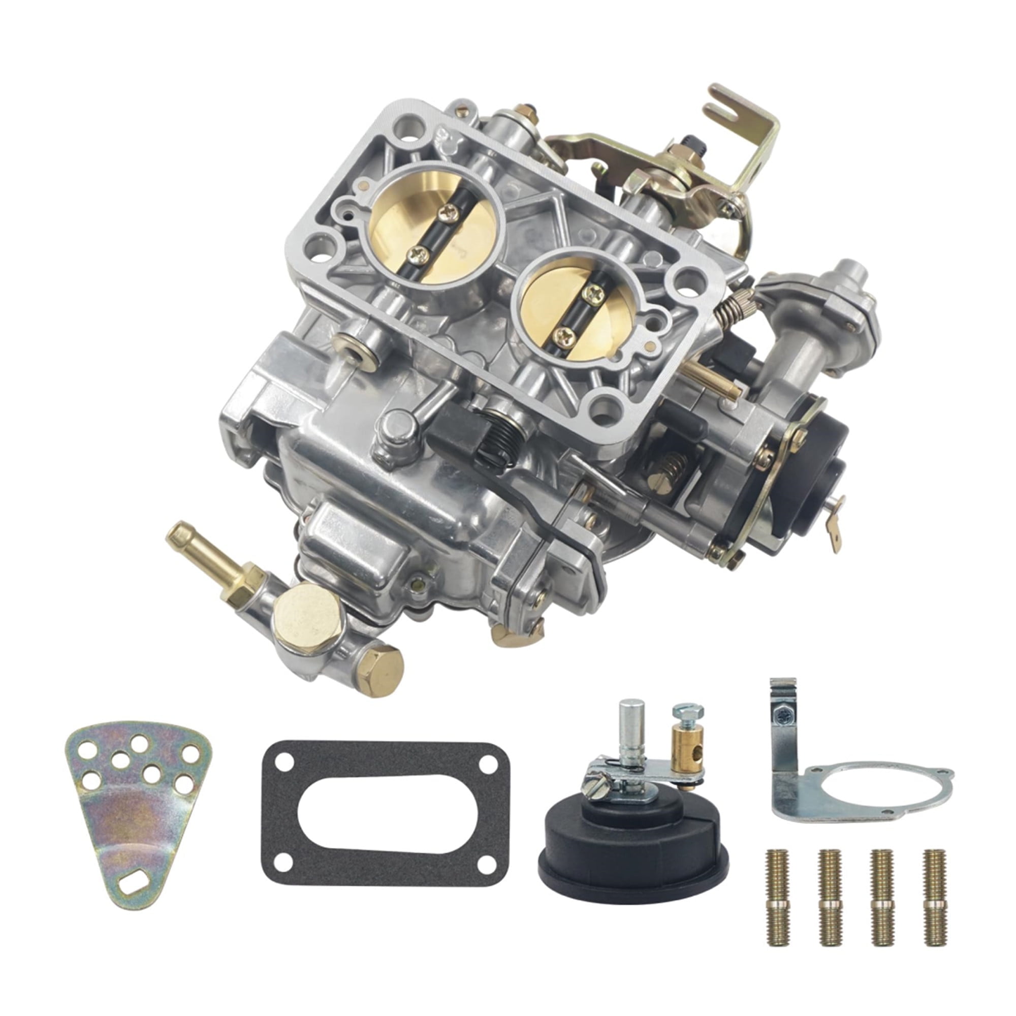 SPEEDWOW 2 Barrel Carburetor CARB Compatible with Weber DGV DGAV DGEV ...