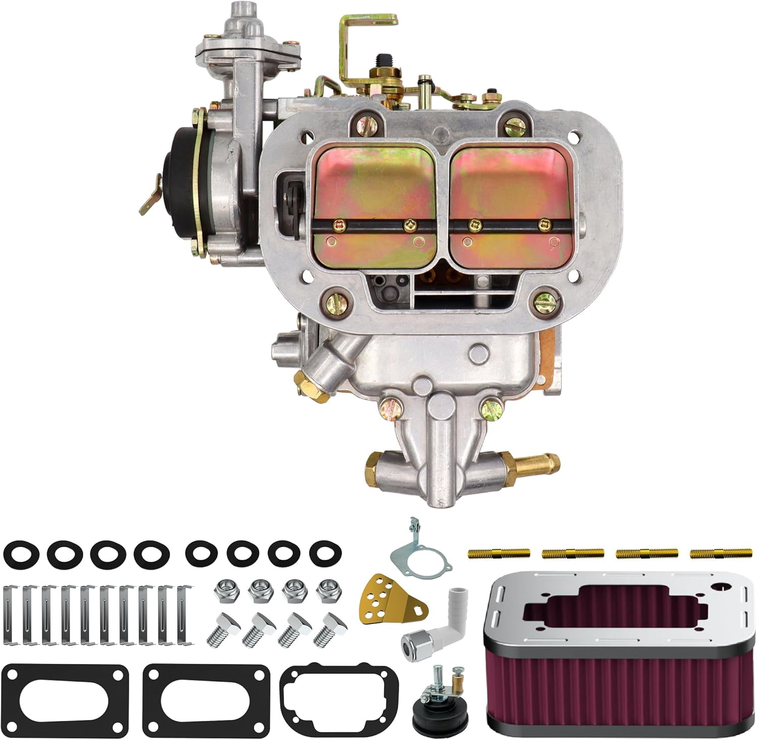 2 Barrel Carburetor with Air Filter Kit for Weber 32/36 - Fits Toyota ...