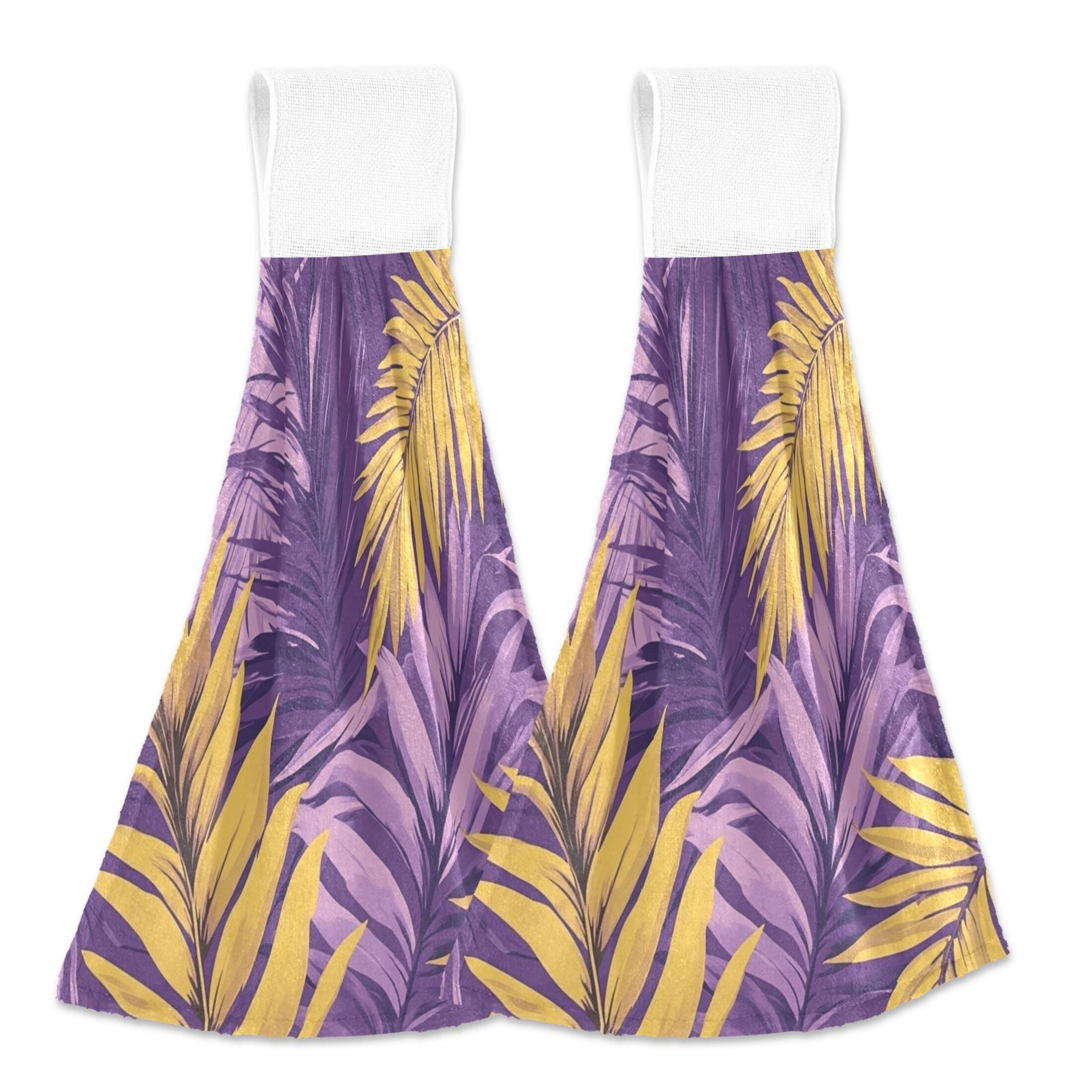 2 Bathroom Towels Kitchen Towels 18.2x14In Velcro Hand Wipes Dish ...
