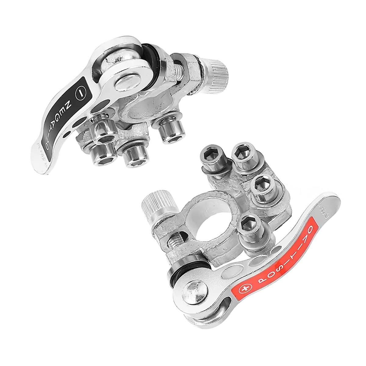 2 Battery Terminal Connector Battery Pin Car Battery Cable Positive and ...