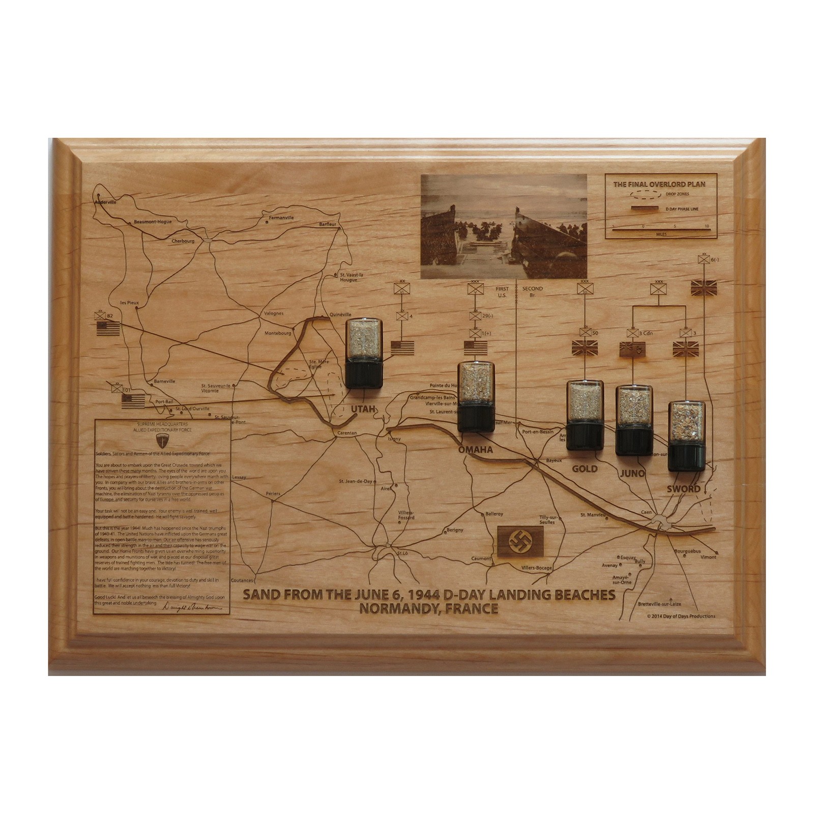 2 Beach Souvenir Overlord Collectible WWII Landings fortress Plan ...