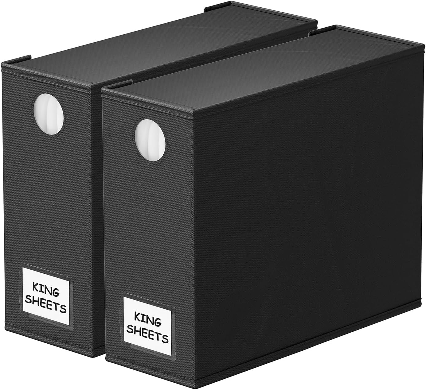 2 Bed Sheet Organizers and Storage, Foldable Sheet Organizer for Linen Closet, Sheets Set Folder ...