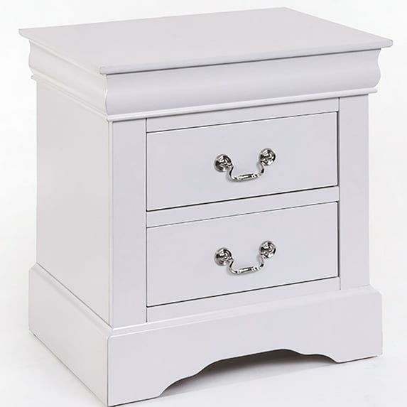 2 Bedroom Nightstand In White - And Stylish With Solid Construction ...