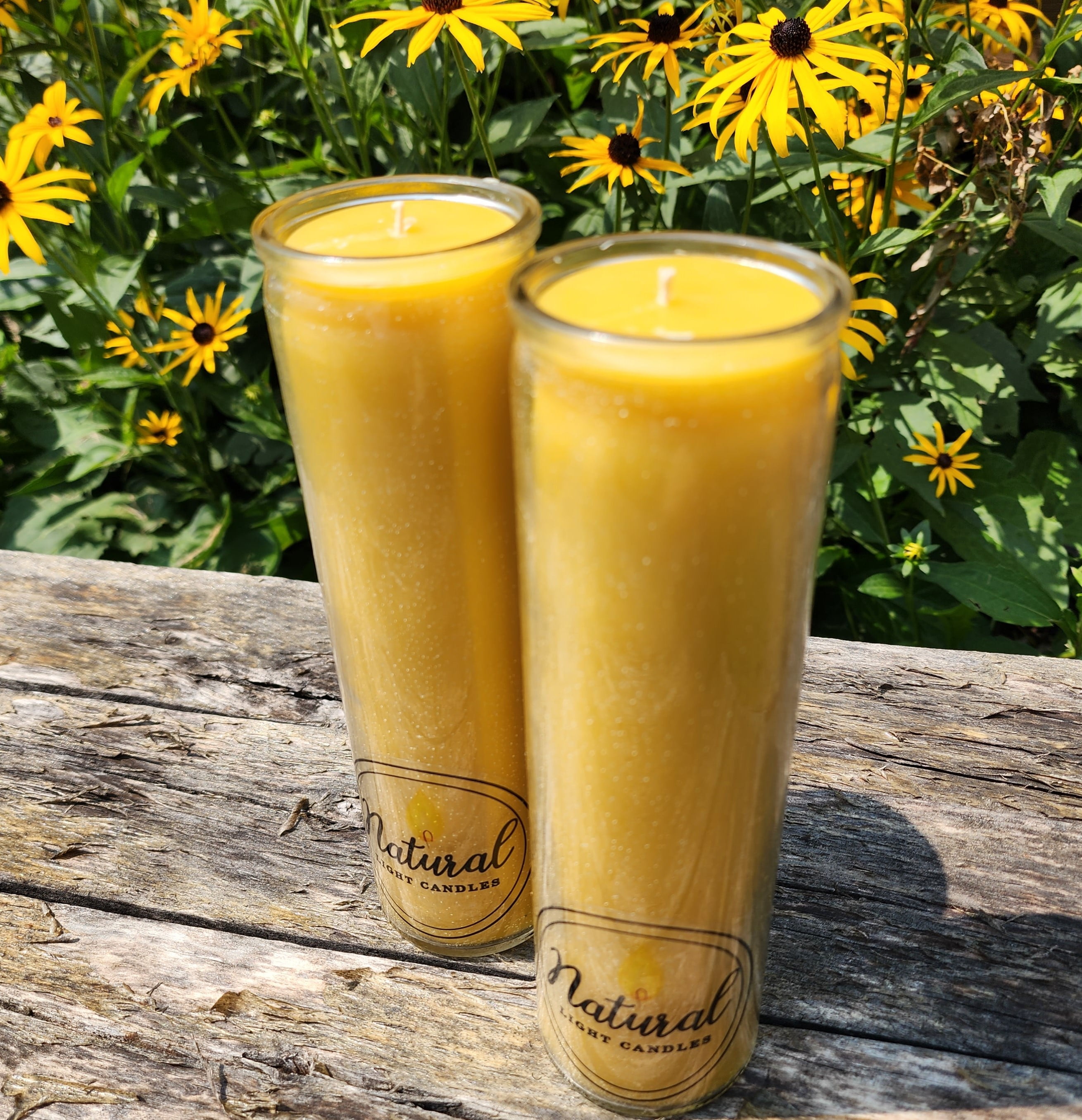 2 Beeswax Vigil candles made by Natural Light Candles only. Meditation ...