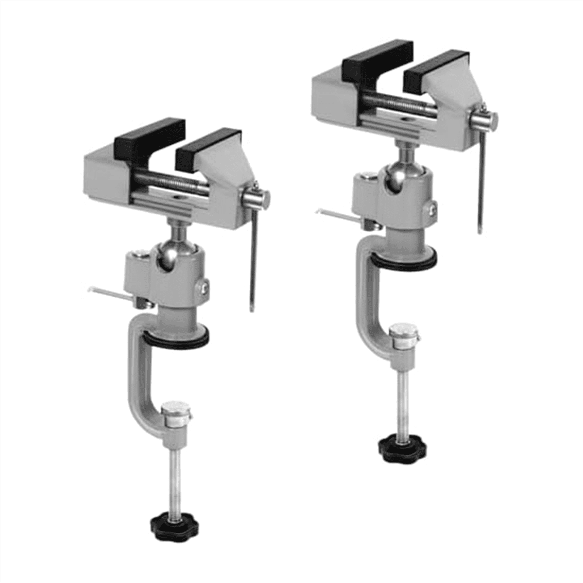 2 Bench Vise Rotate 360°Table Vise Portable Clamp Vise for Crafting ...
