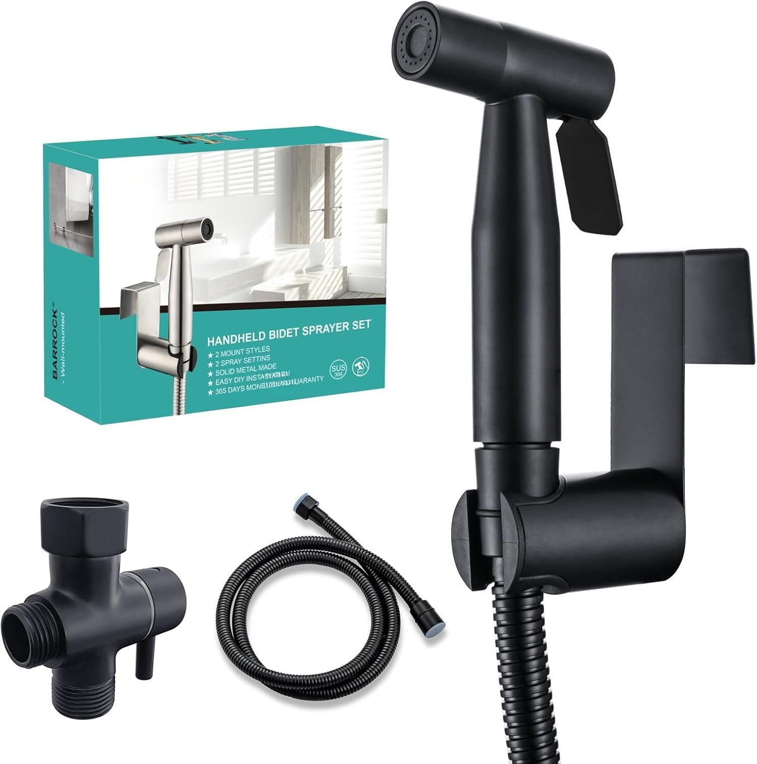 2 Bidet Sprayer for Toilet, Handheld Jet for Existing Toilets ...