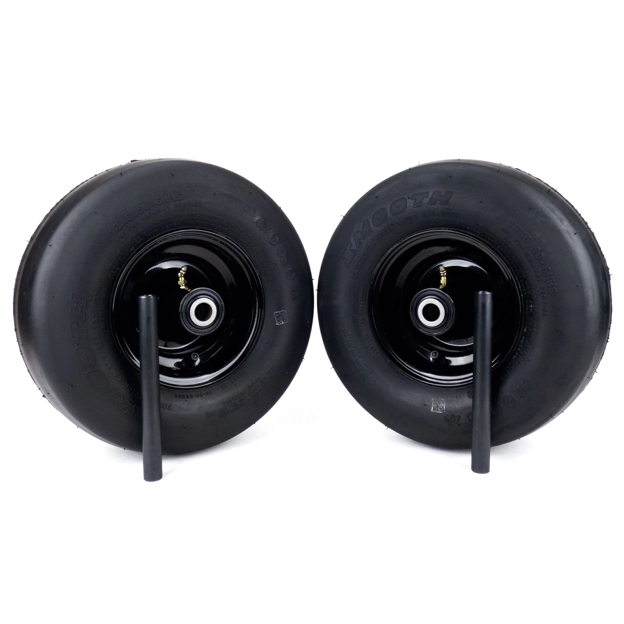 (2) Pneumatic Tire Assemblies 13x6.50-6 Fits BigDog Diablo MP 605065 ...