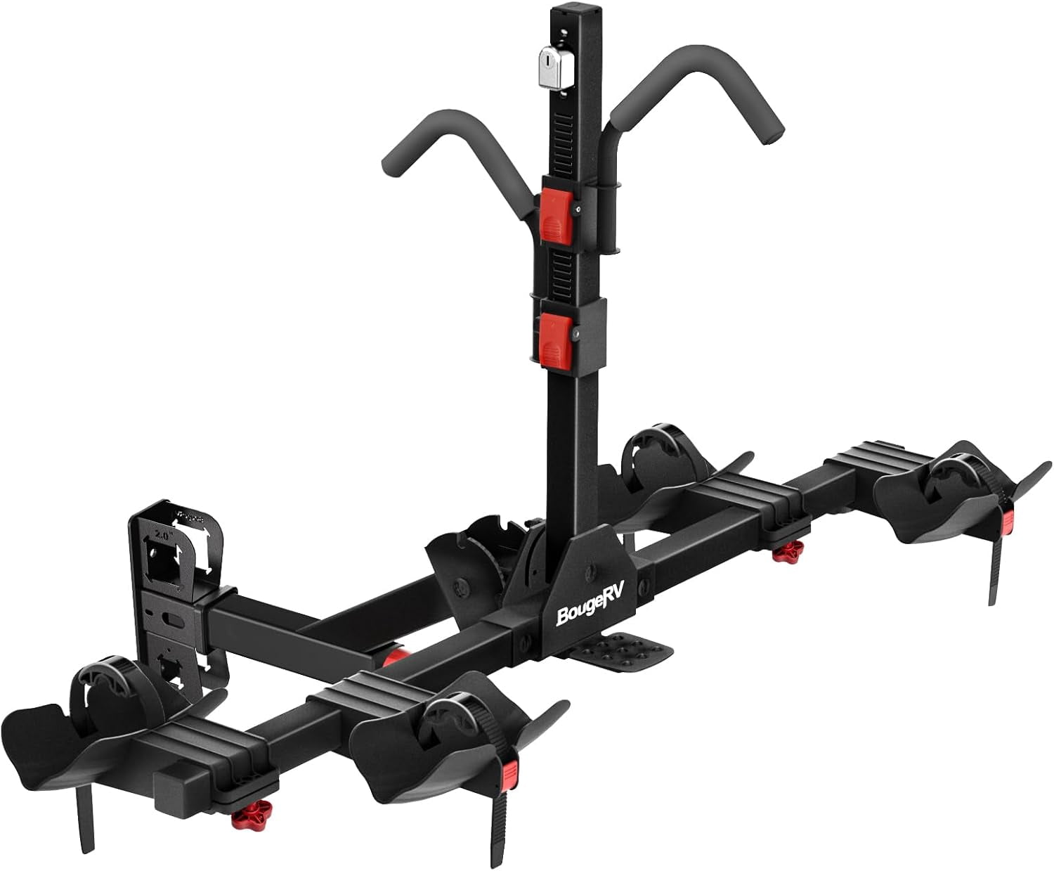 2'' Bike Rack Hitch Fit 2 Bikes with Hitch Wall Mount 2'' Receiver ...